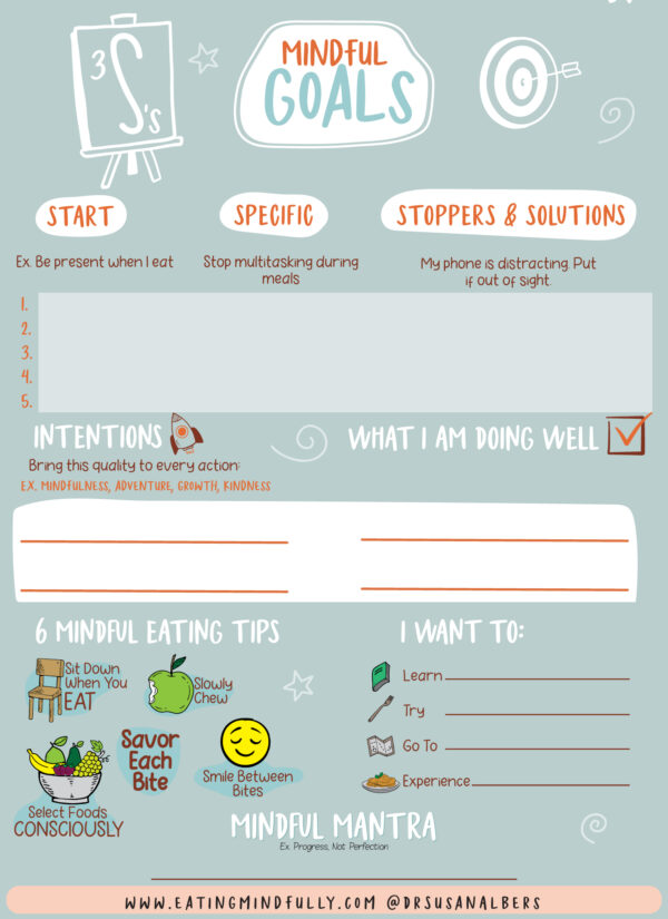 Mindful Goals (DOWNLOAD) - Eating Mindfully