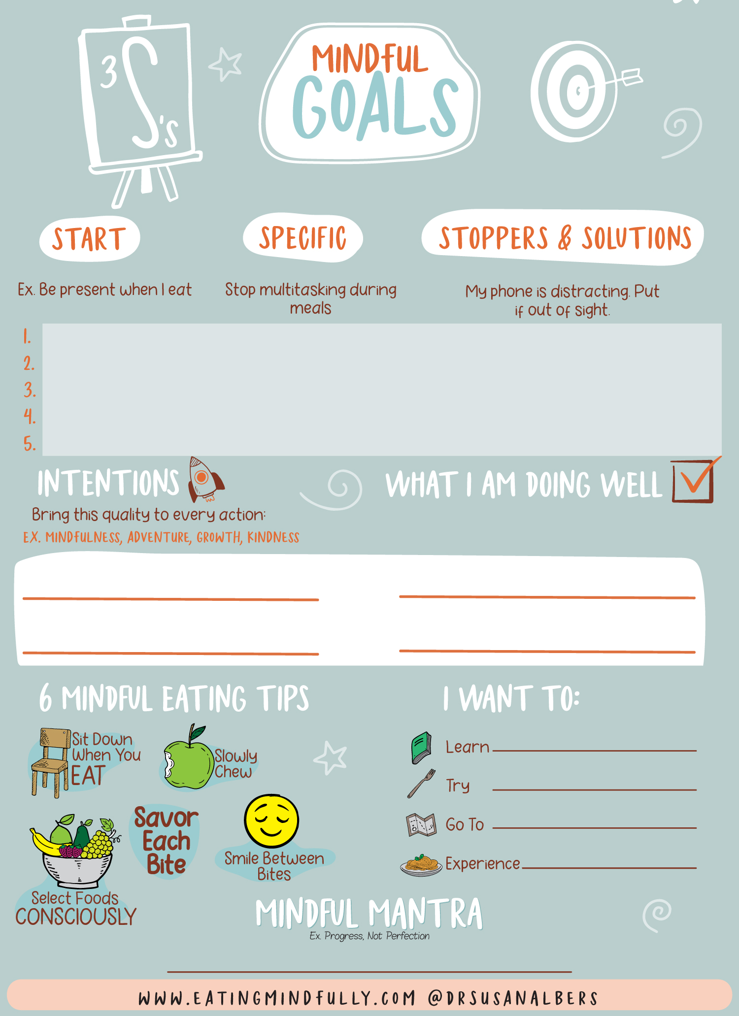 Mindful Goals (DOWNLOAD) - Eating Mindfully